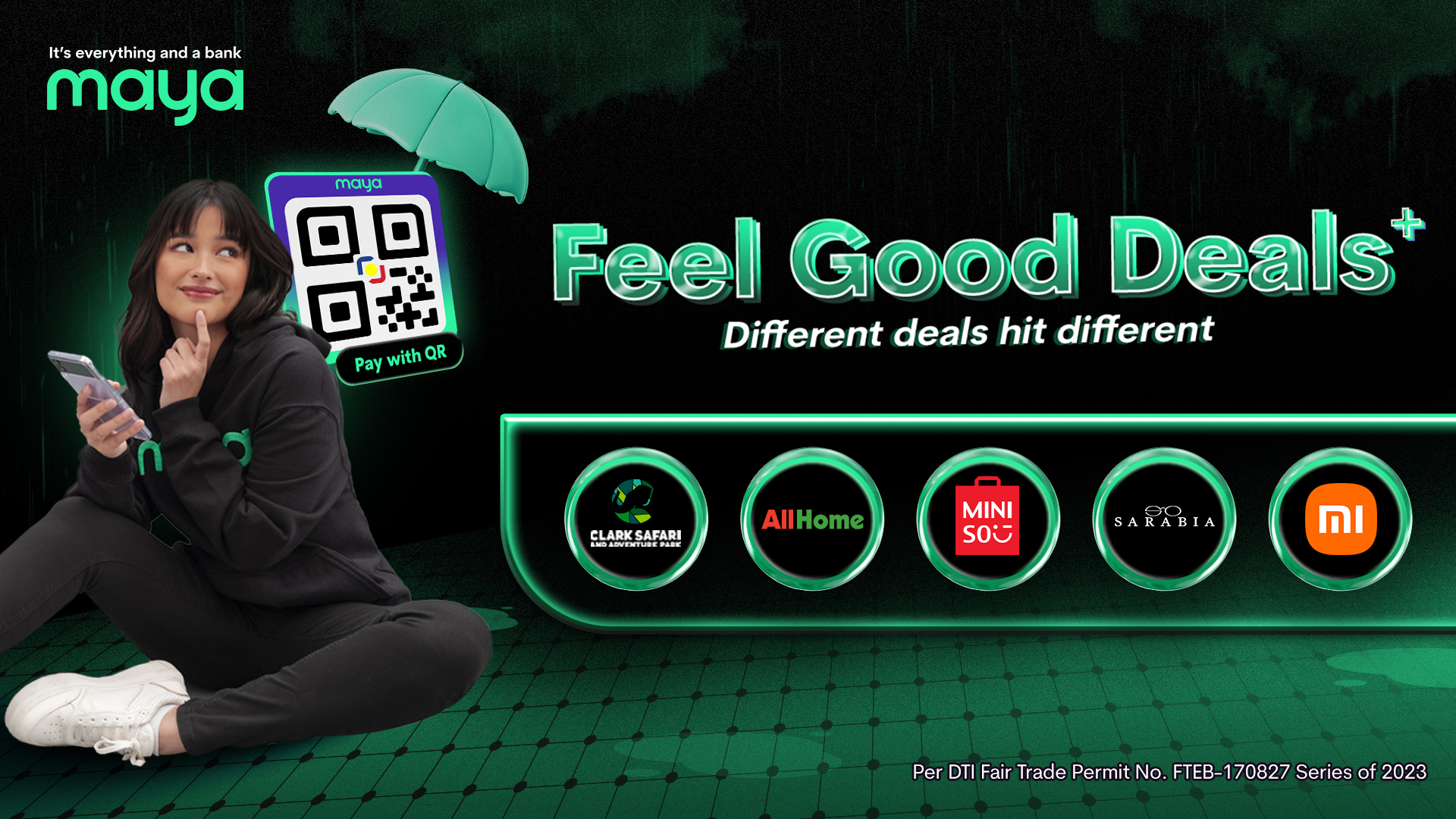 Get up to 15% OFF when you scan to pay with Maya QR!